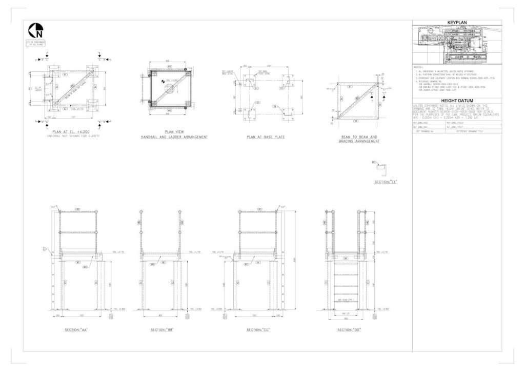 Structural Steel Platform Detailing - Versasia Infosoft